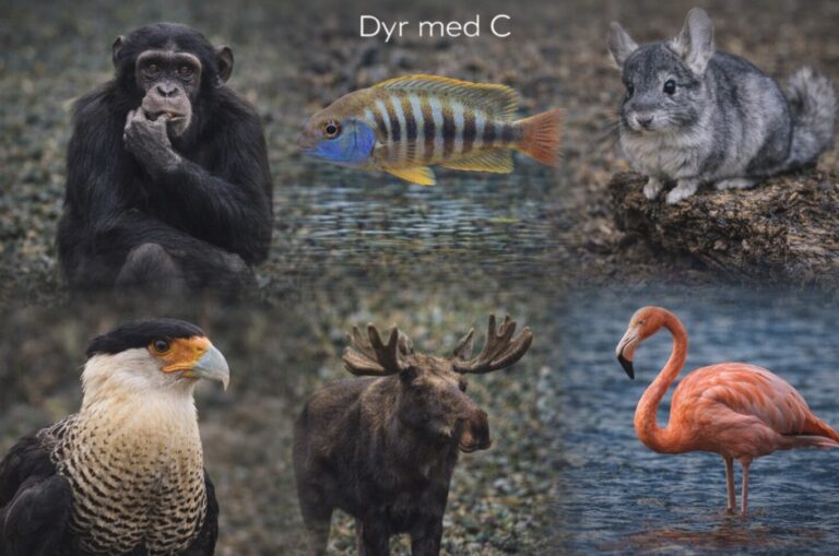 Dyr med C - 13 spændende dyr der starter med bogstavet C