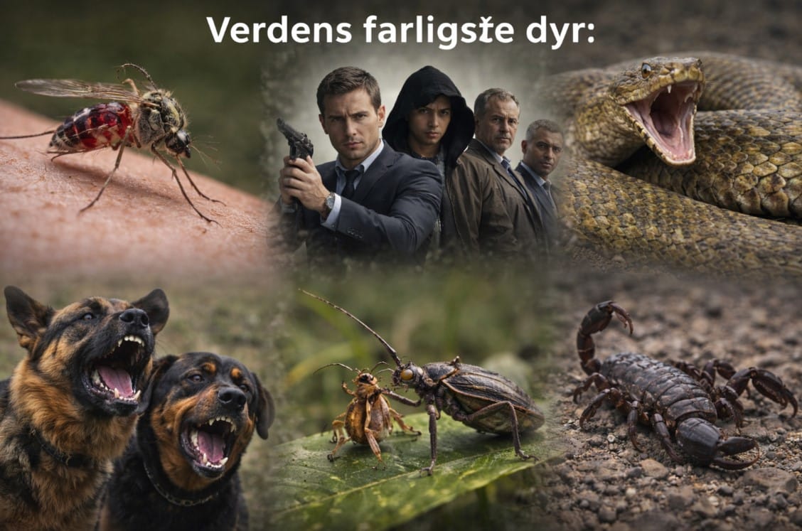 Verdens Farligste Dyr: De 10 Farligste Dyr I Verden